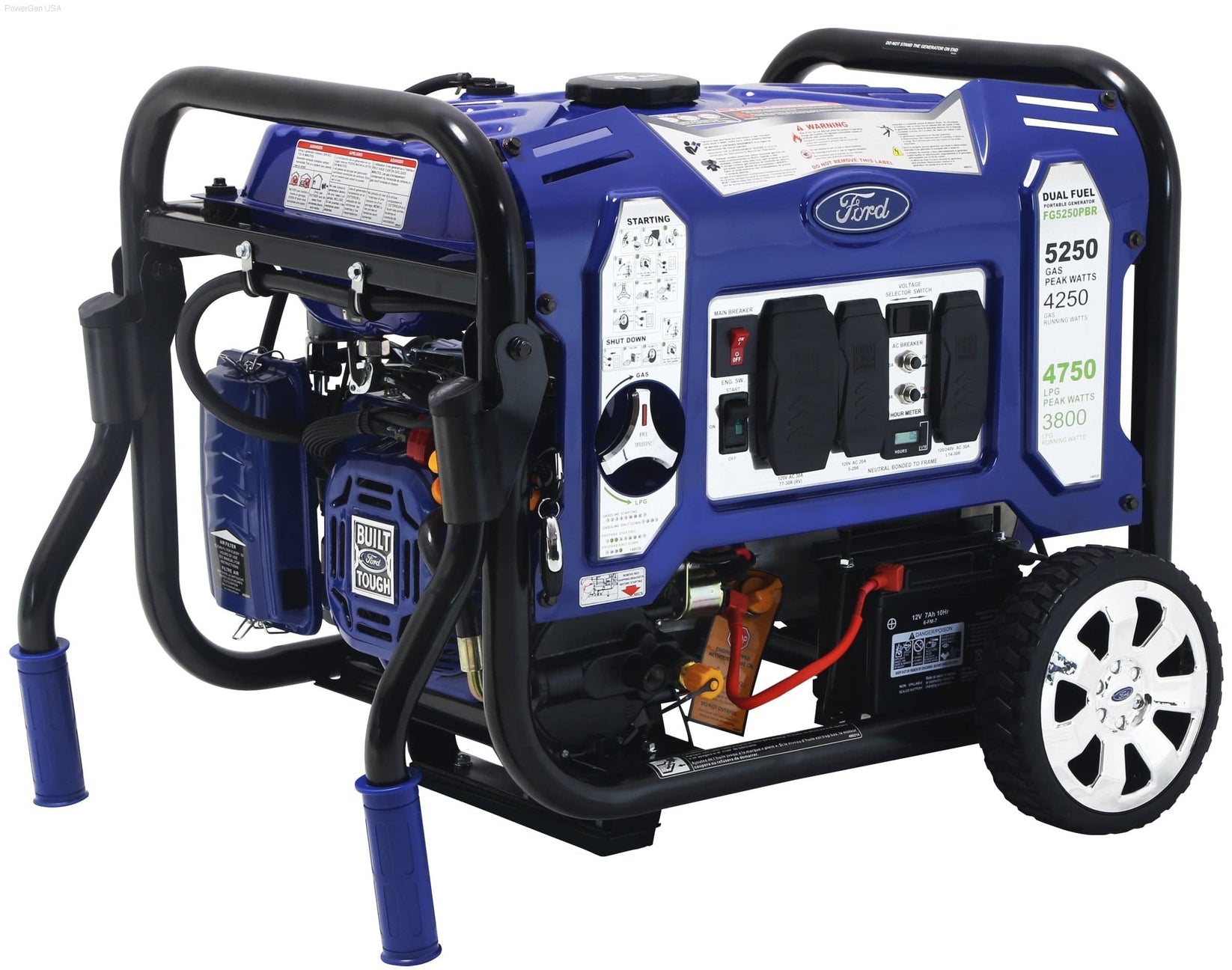 Ford FG5250PBE Dual Fuel Generator – Switch and Go Tech – PowerGen USA