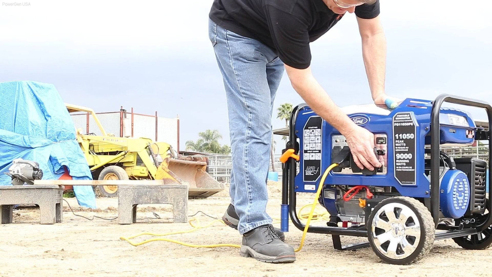 Ford Generator 11050 - FG11050PE Peak 11,050W / 9,000W Rated Portable ...