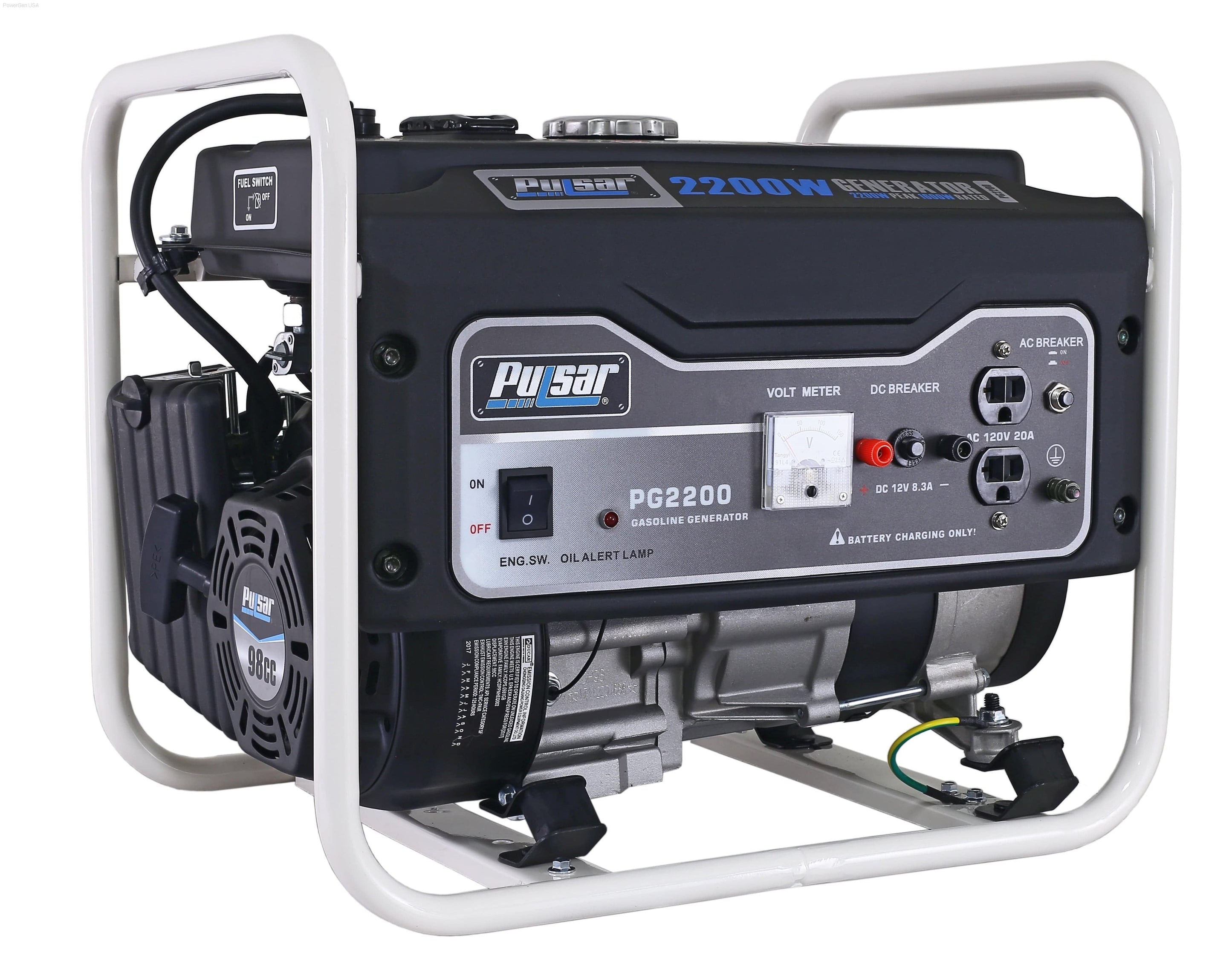 Pulsar PG2200R 2200W Generator | Rated 1600W, CARB Approved – PowerGen USA